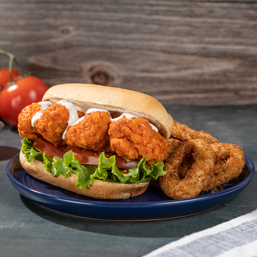 Whole Grain Breaded Buffalo Glazed Chunks - ProView Foods by Tasty Brands