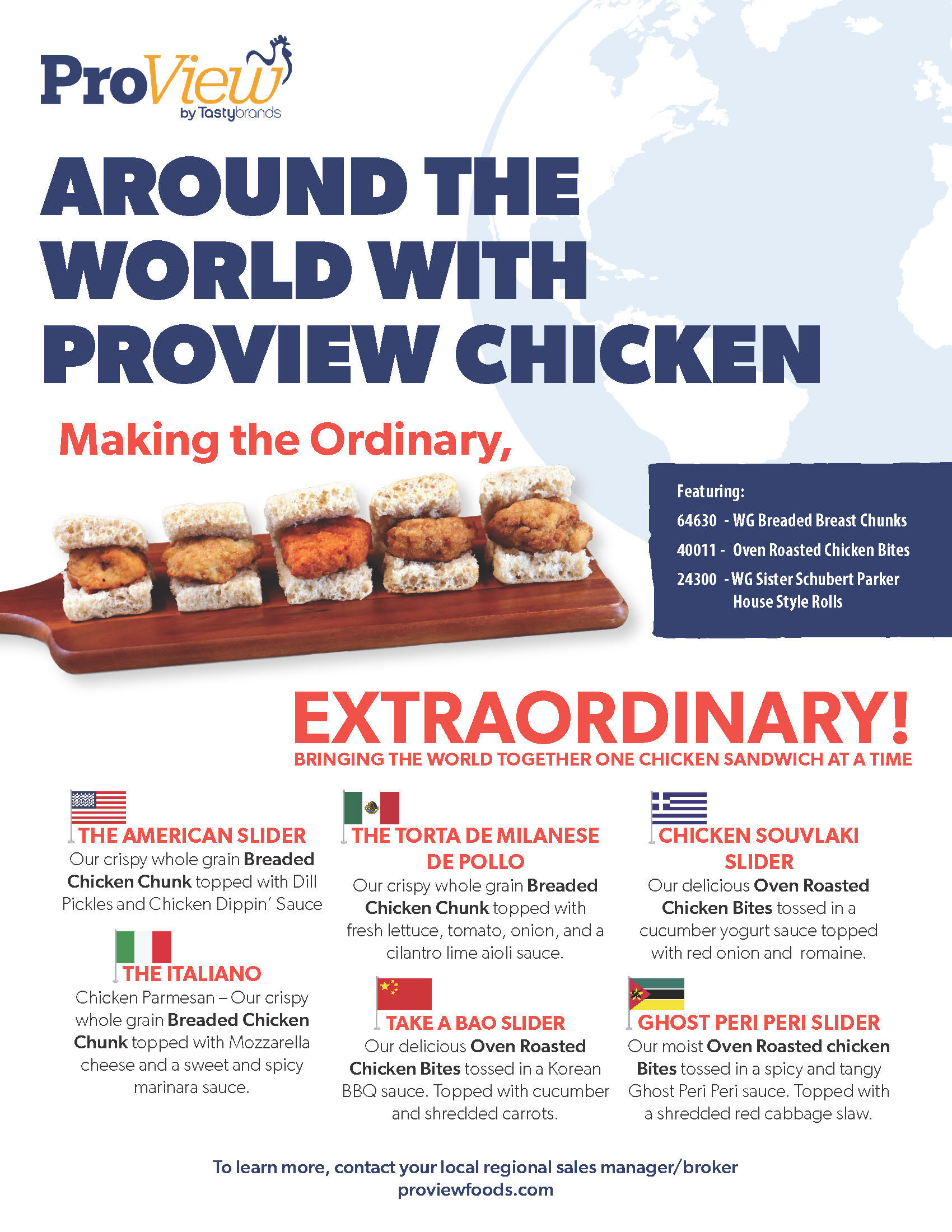 AROUND THE WORLD FLYER - ProView Foods by Tasty Brands