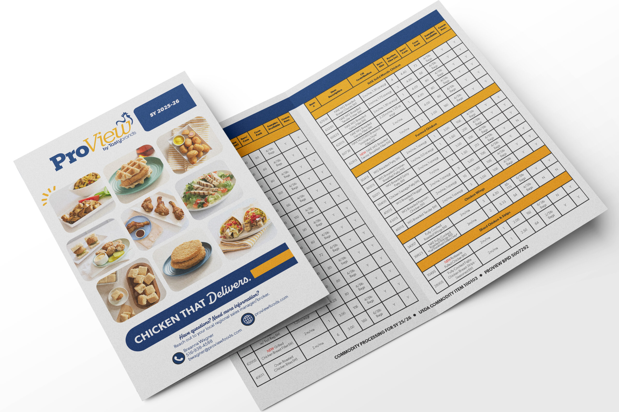 PROVIEW FULL LINE MINI GUIDE - SOUTHEAST ONLY - ProView Foods by Tasty ...