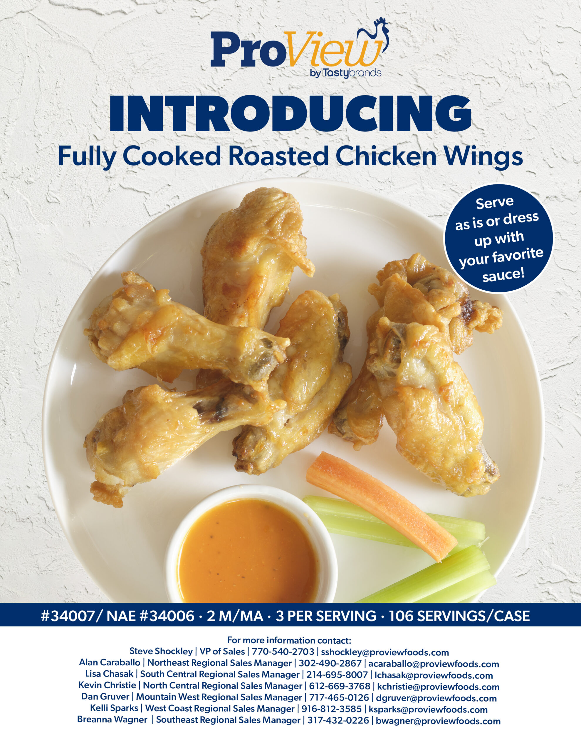 CHICKEN WINGS FLYER - ProView Foods by Tasty Brands
