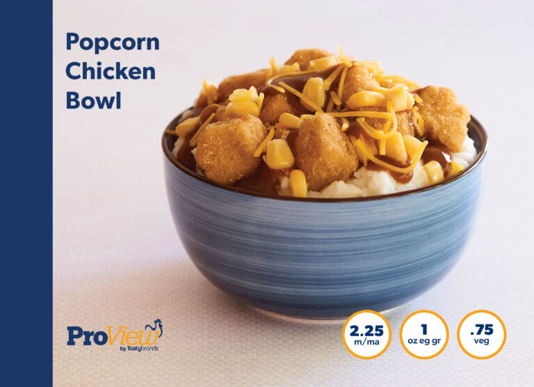 POPCORN CHICKEN BOWL RECIPE - ProView Foods by Tasty Brands